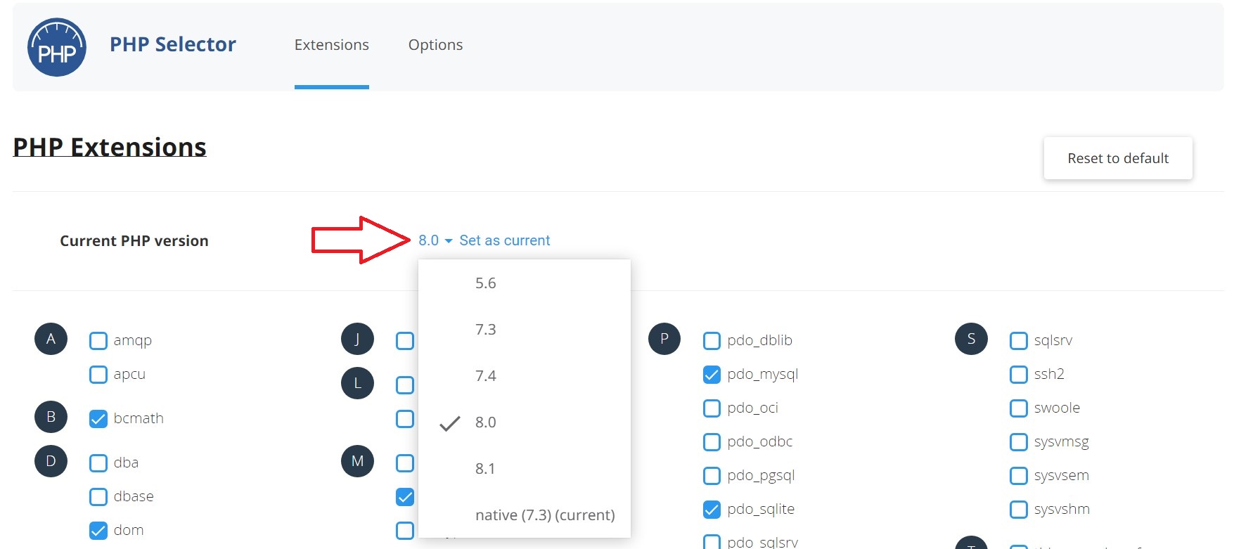 آموزش تغییر ورژن Php با Select Php Version در سی پنل زویپ سرور